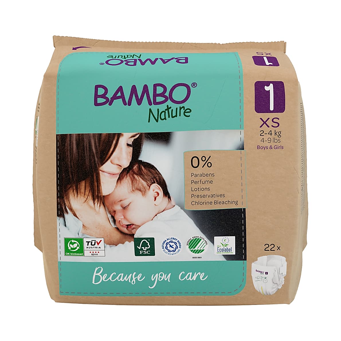 Bambo Nature Luiers maat 1 | Big Green Smile