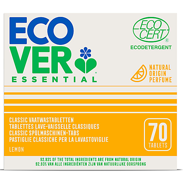 Ecover Essential Vaatwastabletten - 70 stuks | Big Green Smile