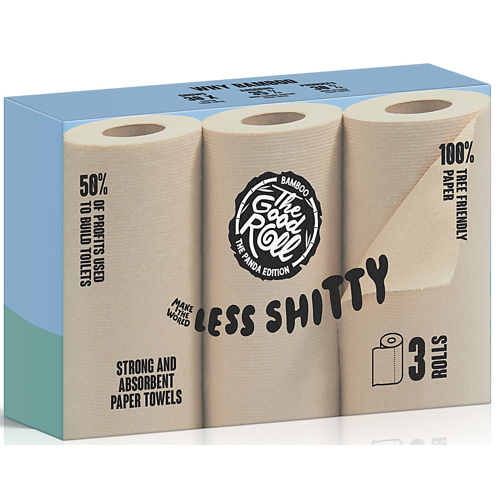 The Good Roll Keukenrol Naked Panda Edition (3 rollen) | BigGreenSmile